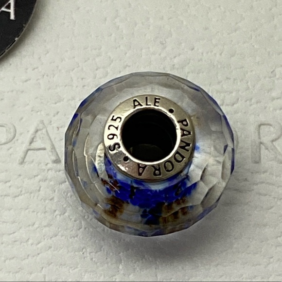 Pandora | Jewelry | Pandora Deep Ocean Sea Glass Murano Bead Retired ...